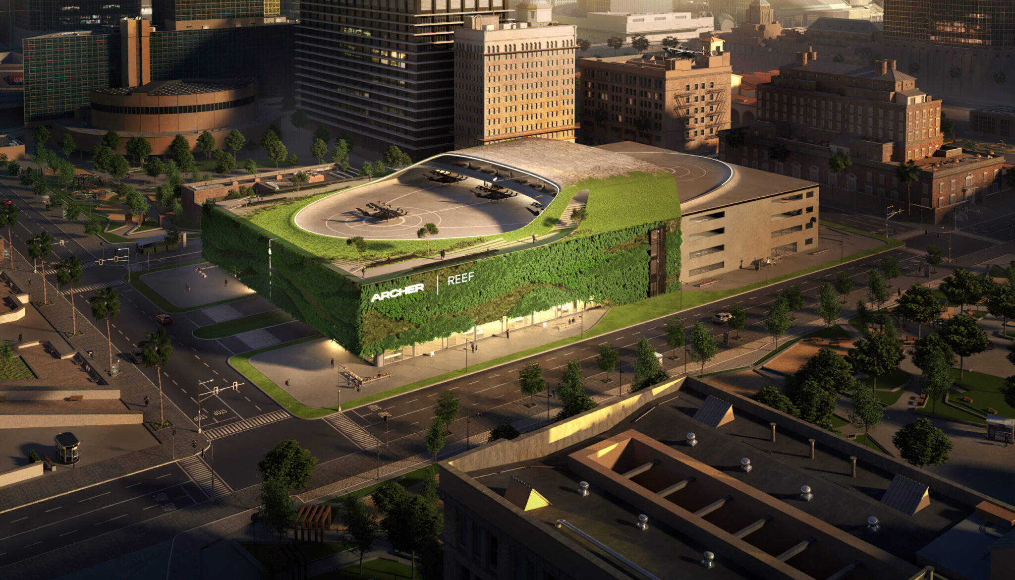 Archer and REEF team up to create urban take-off and landing sites for ...