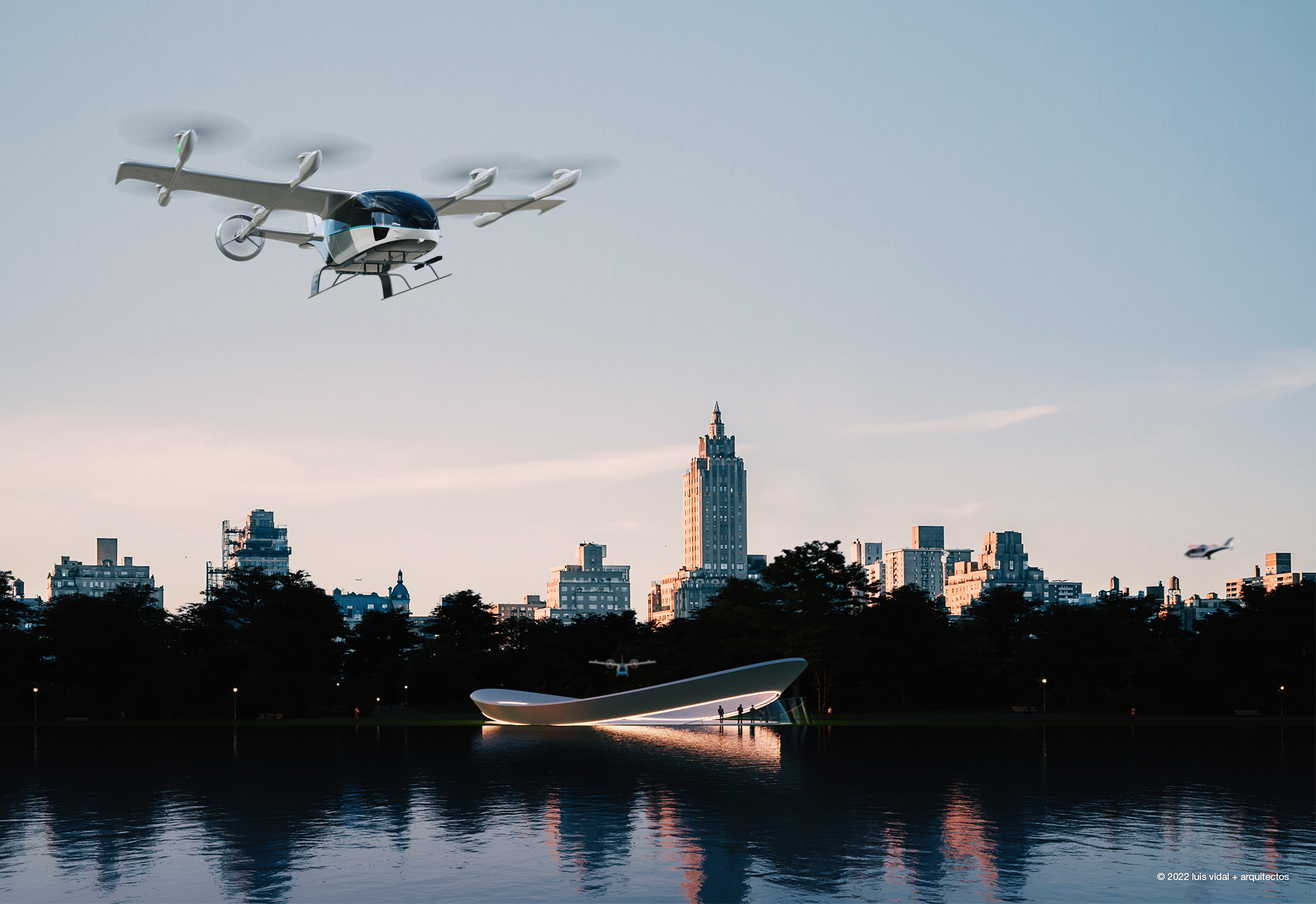 Eve partners with first vertiport operator Globalvia Bluenest - eVTOL ...