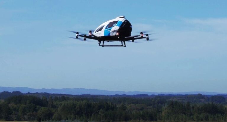 EHang EH216 AAV Completes EU SESAR AMU-LED Project Flight ...