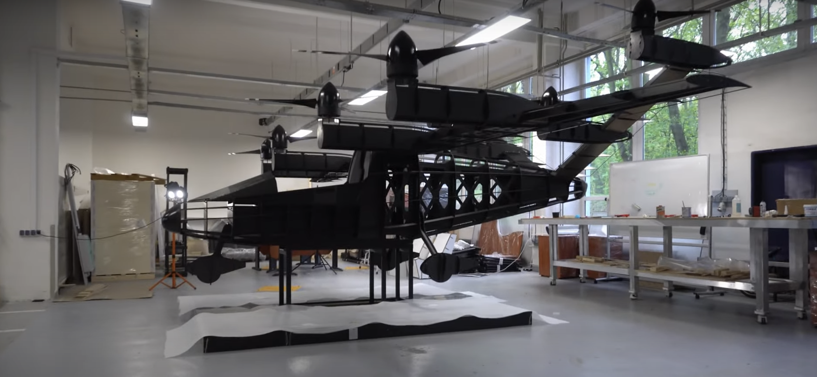 VIDEO: ZURI unveils large-Scale VTOL Testbed ‘Skeleton’ at AERO ...
