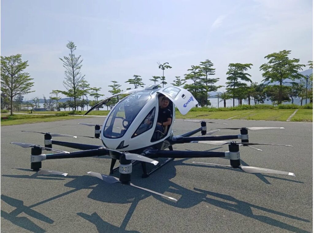 China: EHang 216‑S AAV “Soars Over Shenzhen’s Baishawan Park, First ...