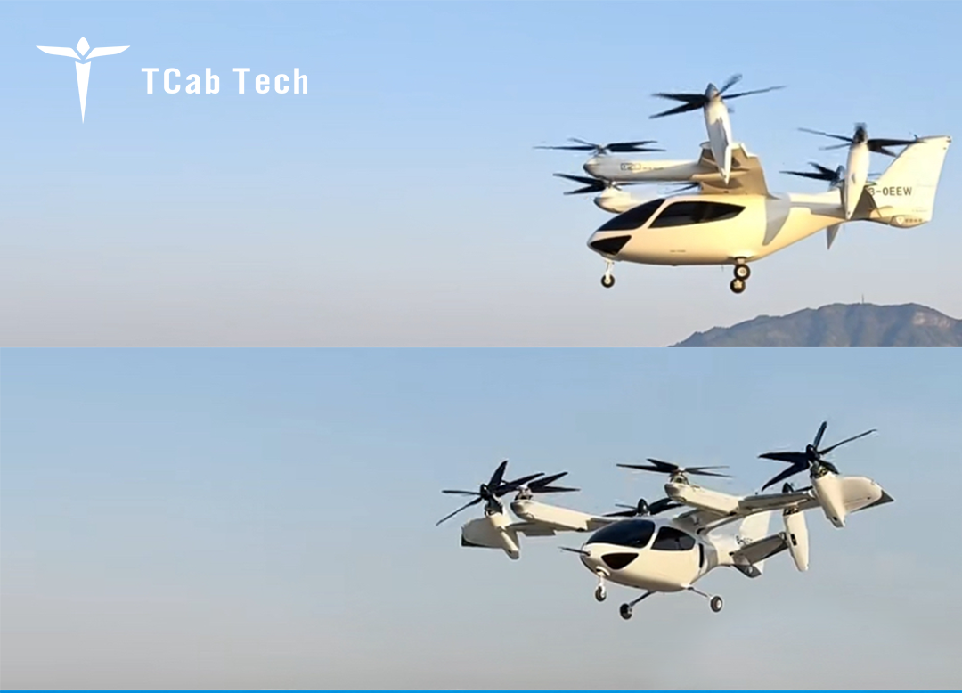 TCab Tech Completes Transition Flight Tests of its Full-Scale E20 eVTOL ...